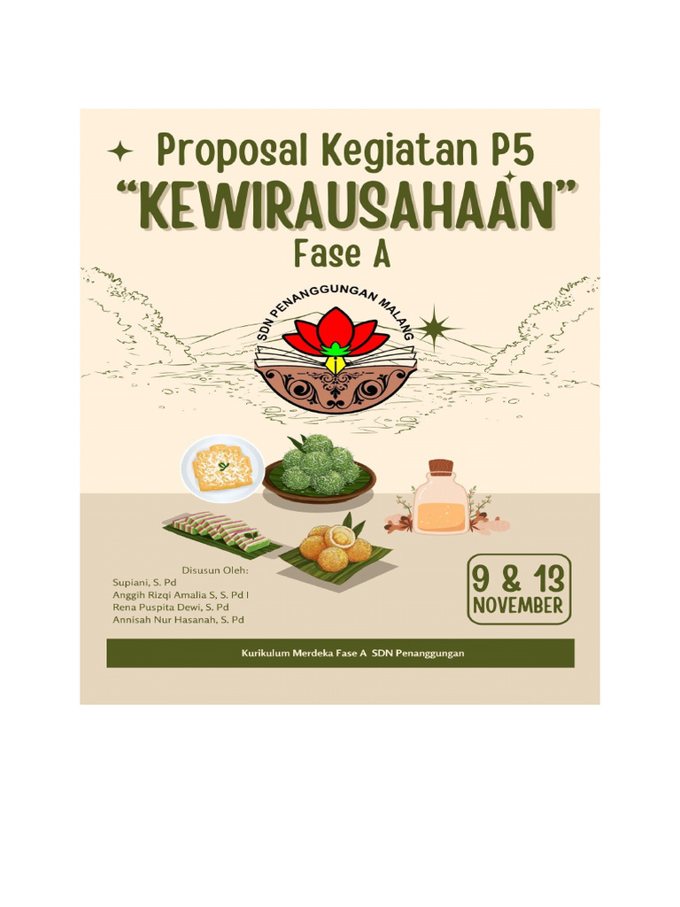PROPOSAL KEGIATAN P5 | PDF