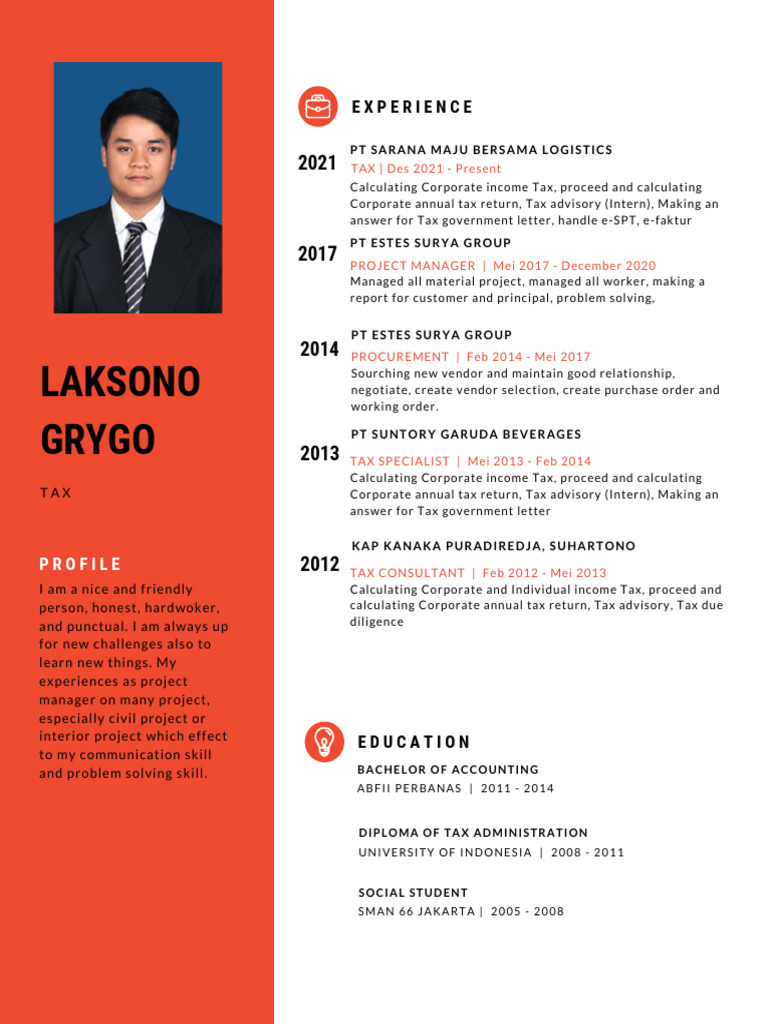 Contoh CV 3 | PDF | Business | Economies