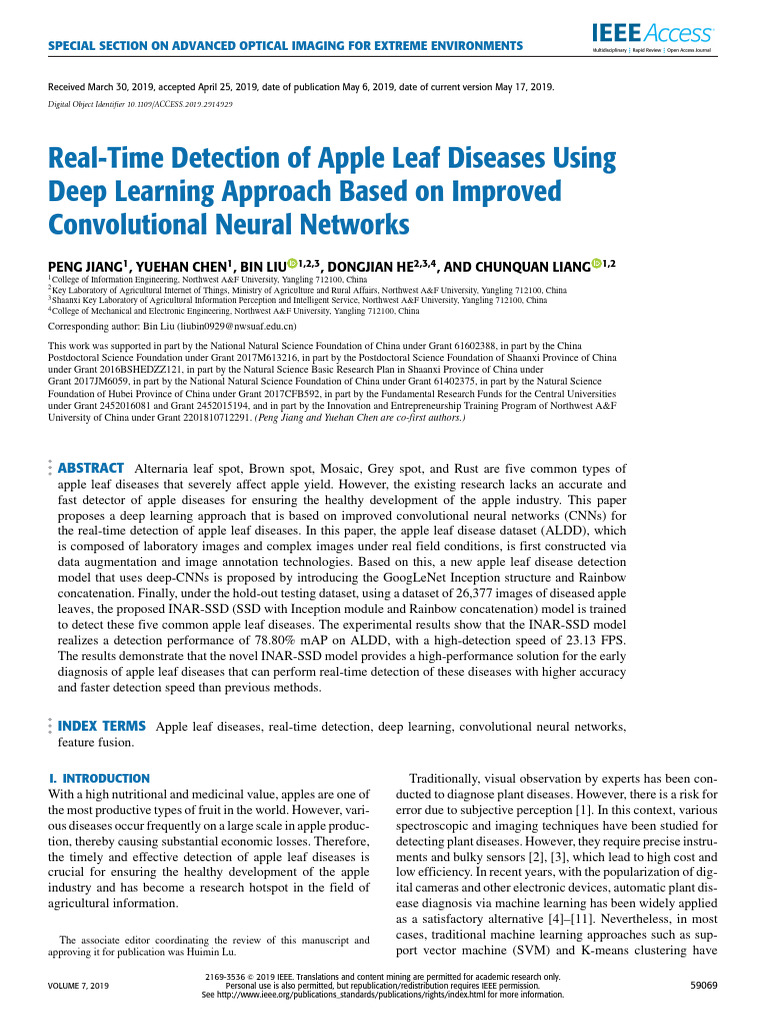 10 1109@access 2019 2914929 | PDF | Deep Learning | Artificial Neural Network