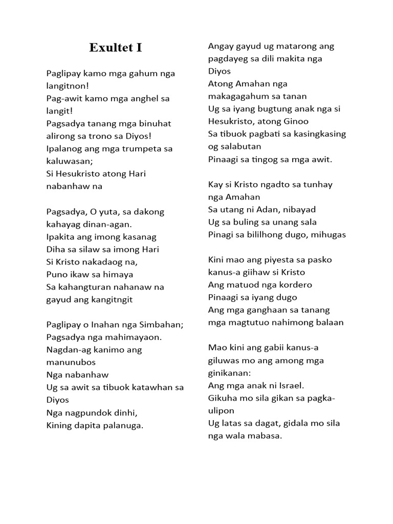 Exultet I | PDF