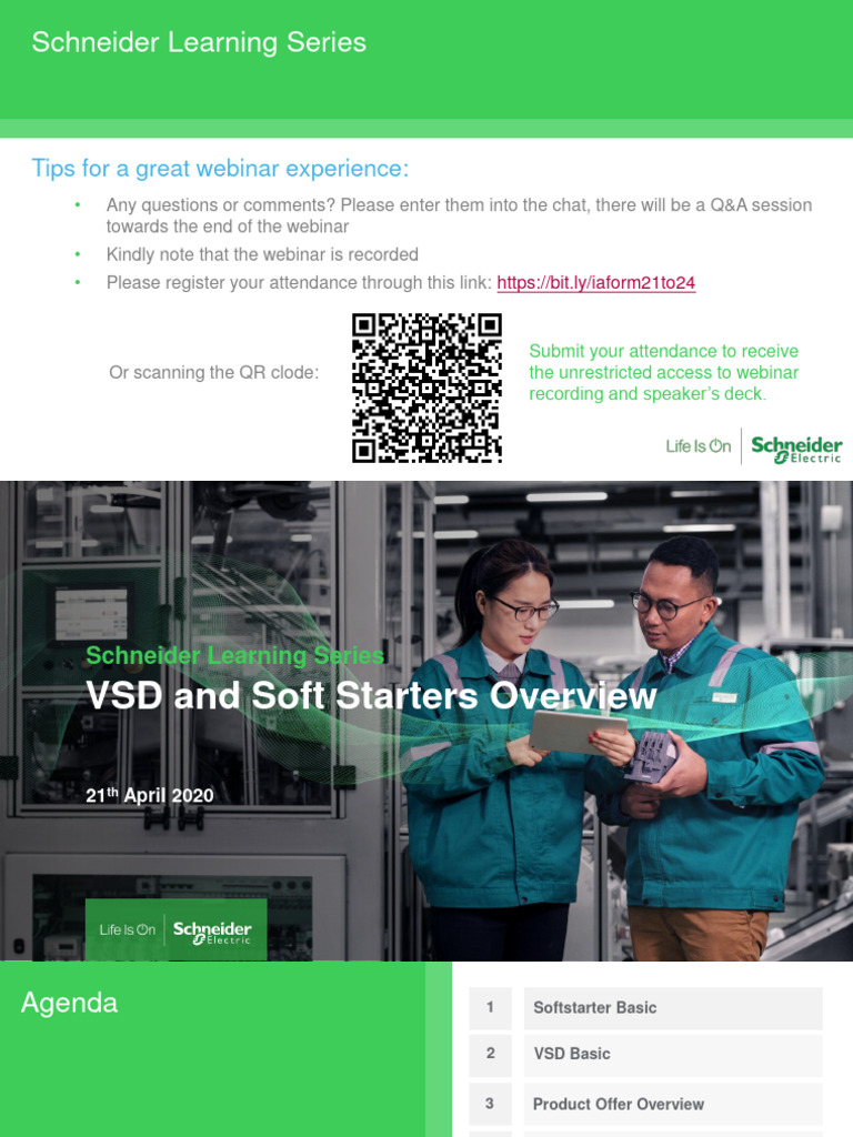21 April - VSD and Soft Starters | PDF | Electric Motor | Pump