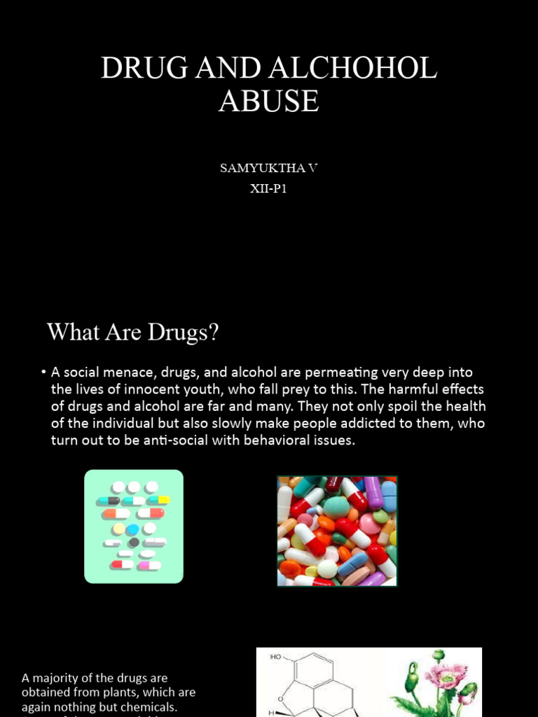 Drug and Alchol Abuse Project | PDF | Cannabis (Drug) | Substance Abuse