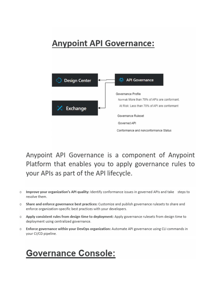 Api Governance Pdf Specification Technical Standard Computer Programming