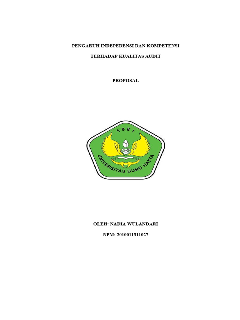 PROPOSAL METOPEN Revisi - Nadia Wulandari-20-027 | PDF | Karier & Perkembangan