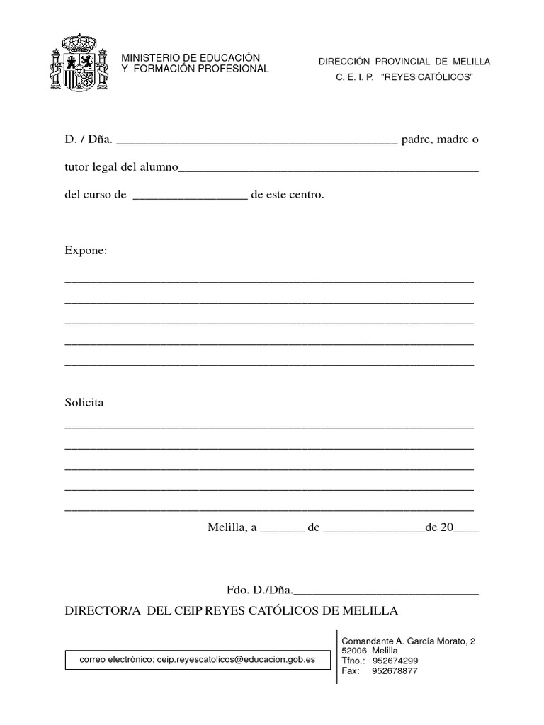 Expone Solicita | PDF