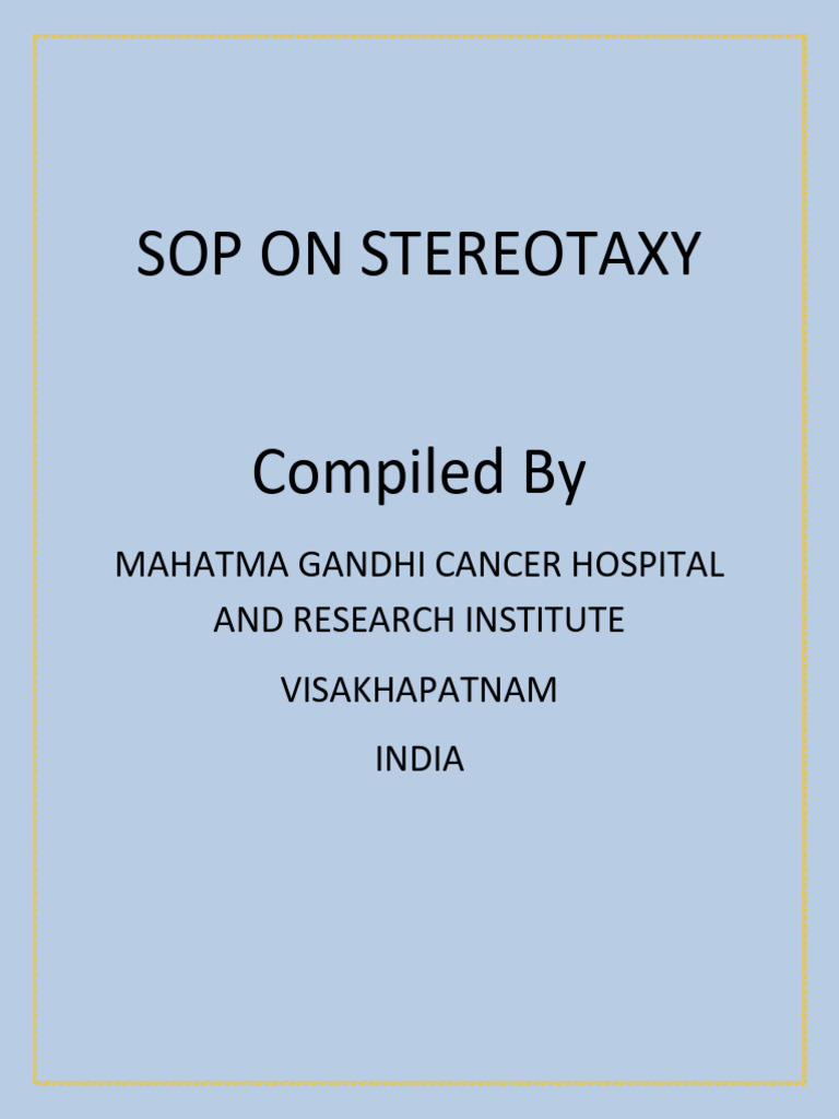Sop Book | PDF | Radiation Therapy | Ct Scan
