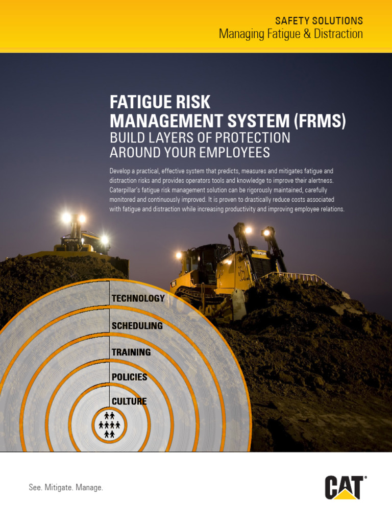 Fatigue Risk Management Brochure | PDF | Risk | Risk Management