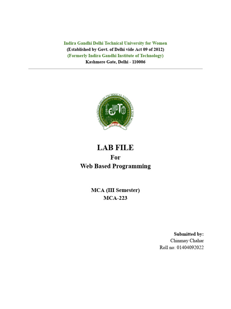 Web Development | PDF | Computing