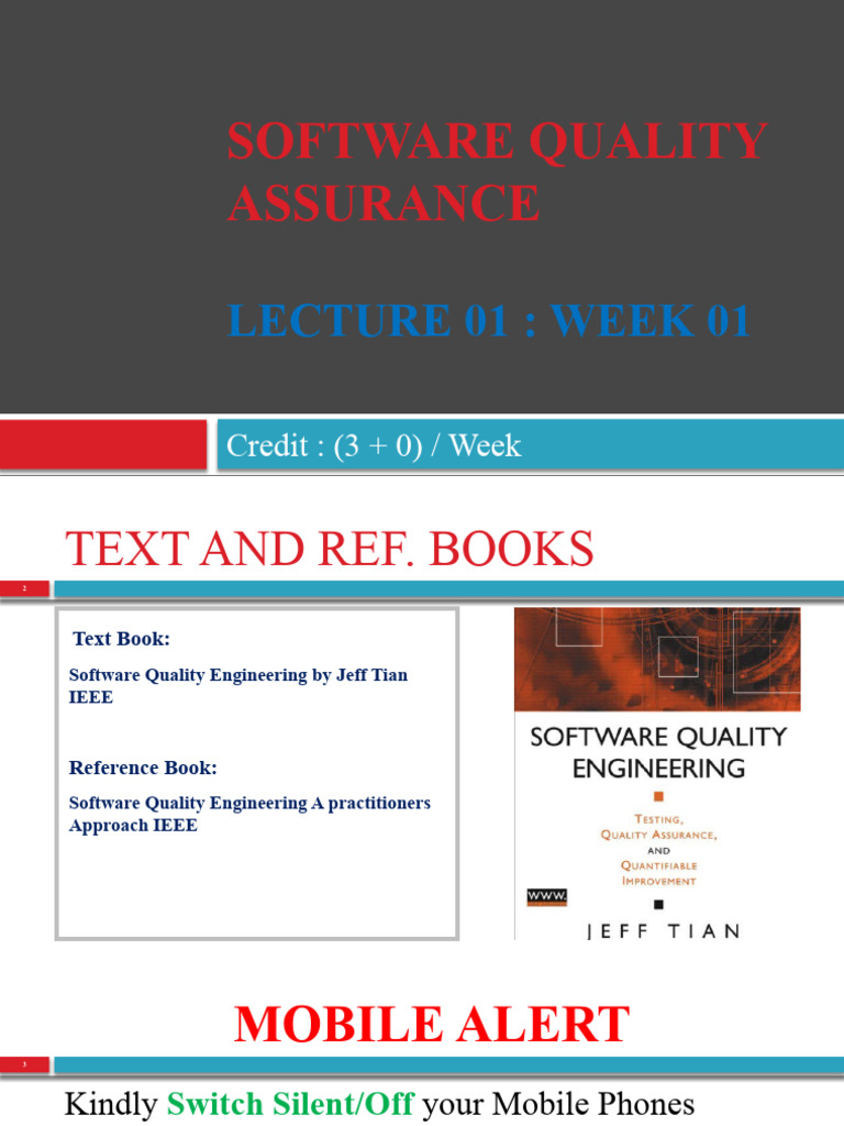 Software Quality Assurance_1 | PDF | Quality Assurance | Software Bug