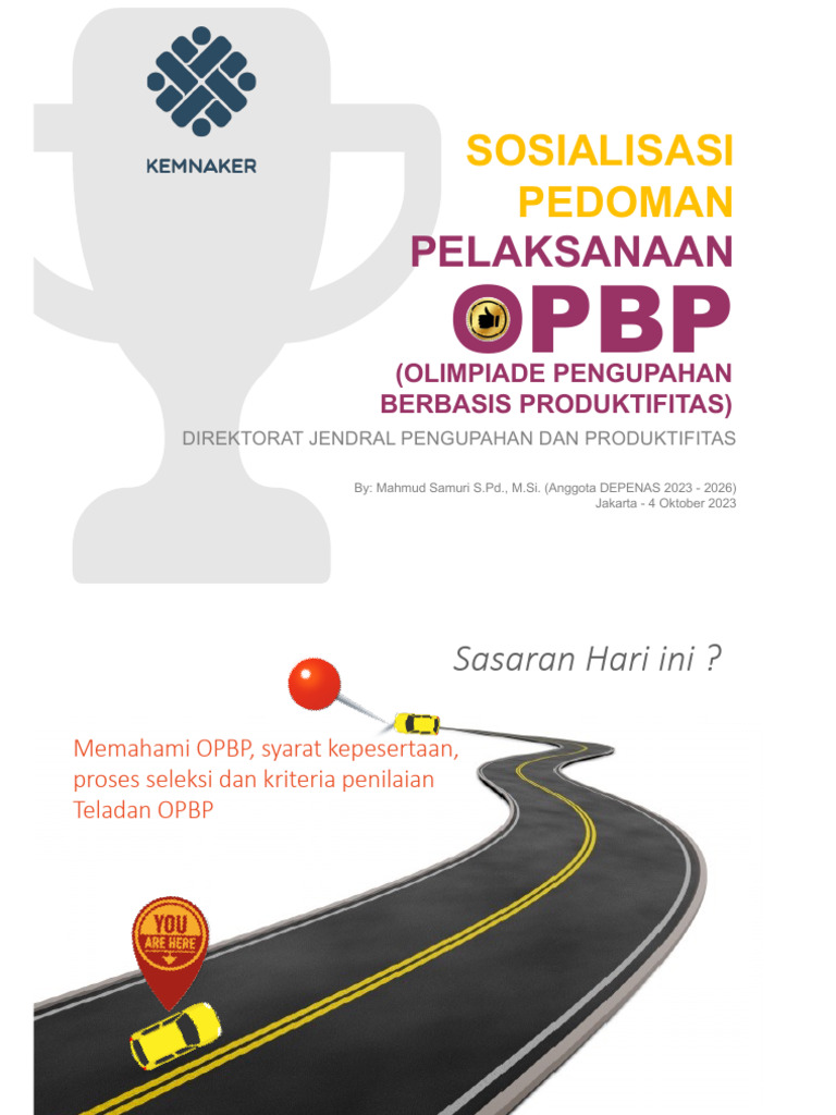 Presentation Panduan OPBP 2023 | PDF