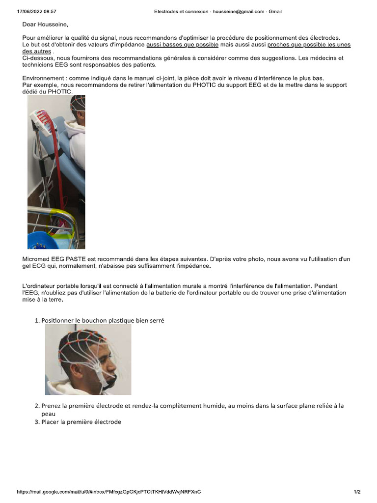 Recommandation EEG Micromed | PDF