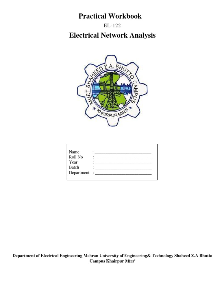 Electrical Network Analysis | PDF | Capacitor | Inductor
