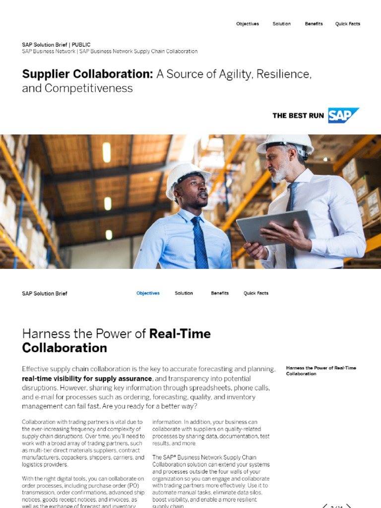 Supplier Collaboration - A Source of Agility, Resilience, and ...
