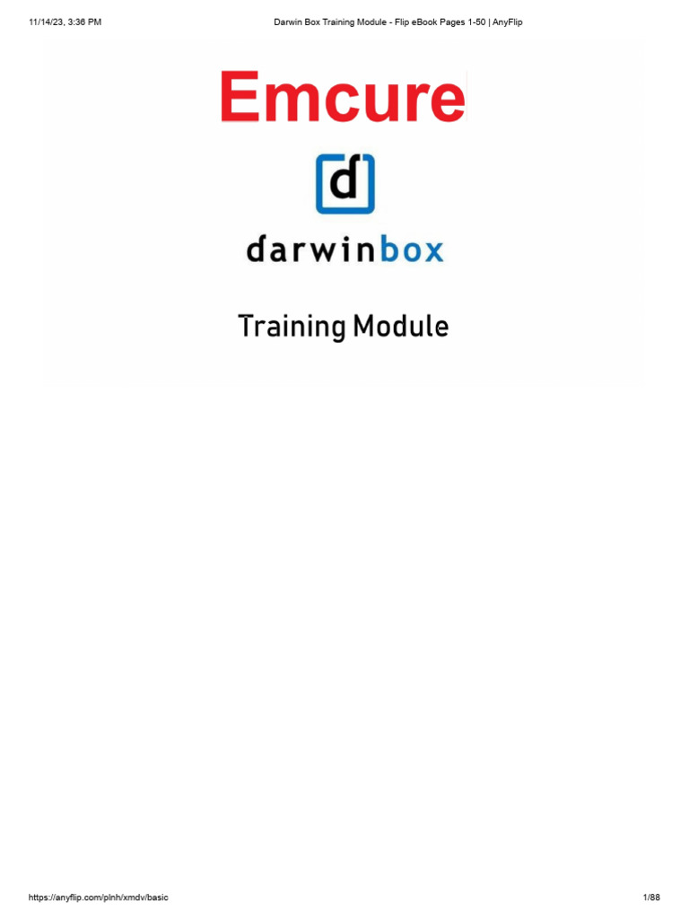 Darwin Box Training Module - Flip Ebook Pages 1-50 - AnyFlip | PDF