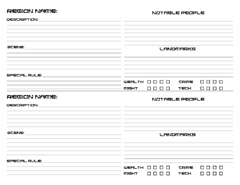 Beam Saber Region Sheet V0.46 | PDF