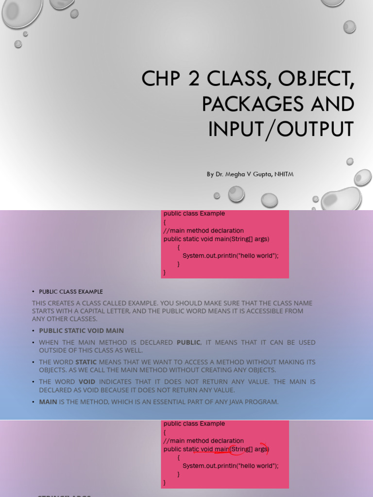 Class Package Pdf Programming Constructor Object Oriented 8200