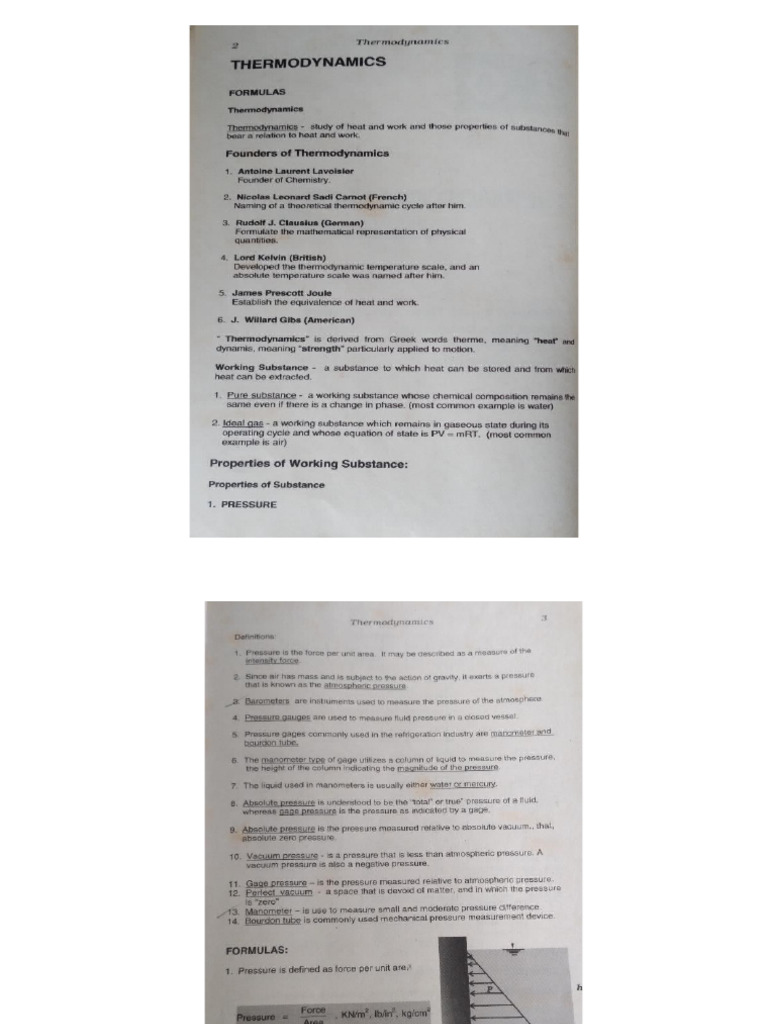 MEIP and MEPD 1 (Thermodynamics) | PDF