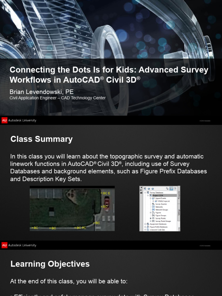 Presentation - 3580 - CI3580 - Connecting The Dots - AU2012 Presentation | PDF | Autodesk | Auto Cad