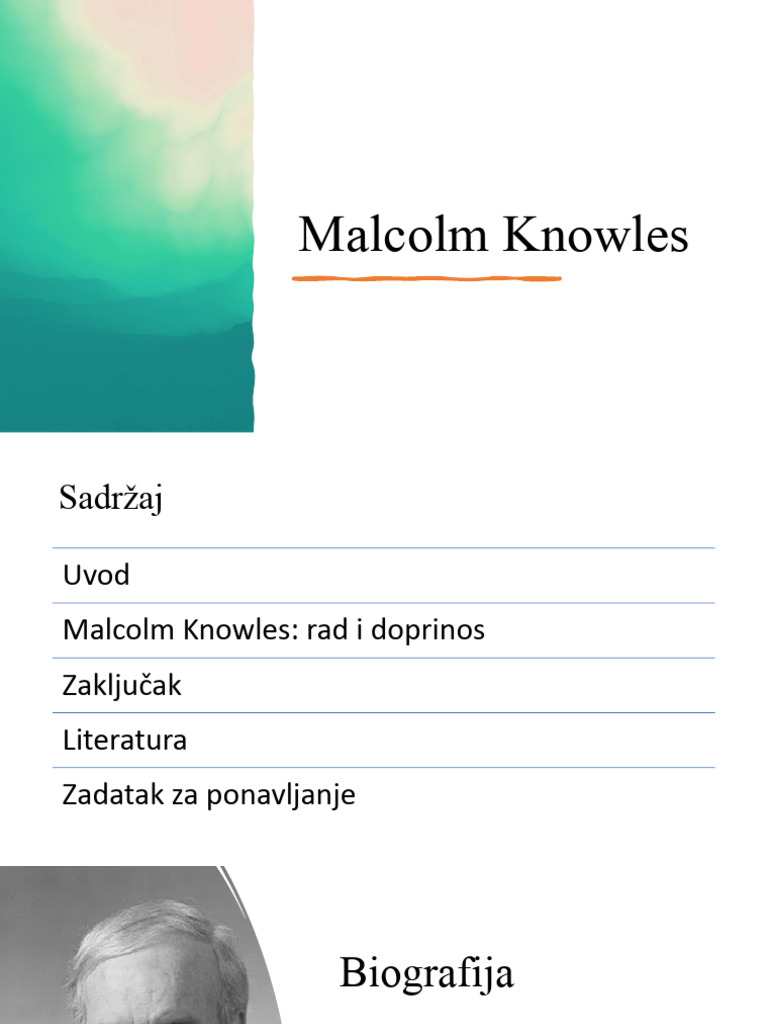 Malcolm Knowles | PDF