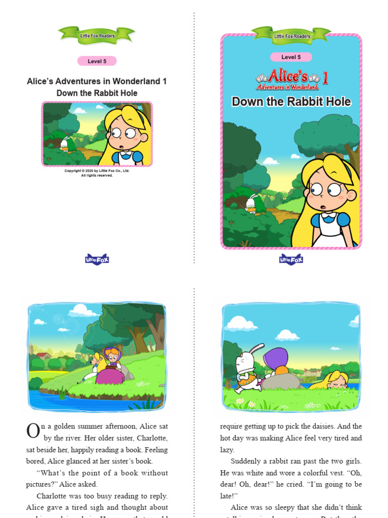 Alice's Adventures in Wonderland 1 - Down The Rabbit Hole | PDF | Alice ...