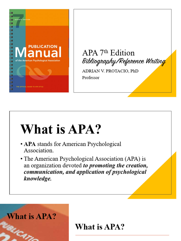 APA-Referencing-7th-Edition | PDF | Apa Style | Written Communication