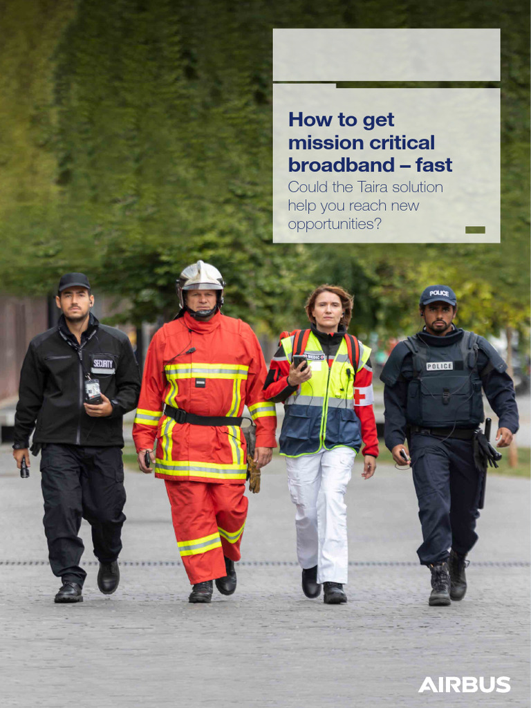 How To Get Mission Critical Broadband Fast With Taira Airbus White ...