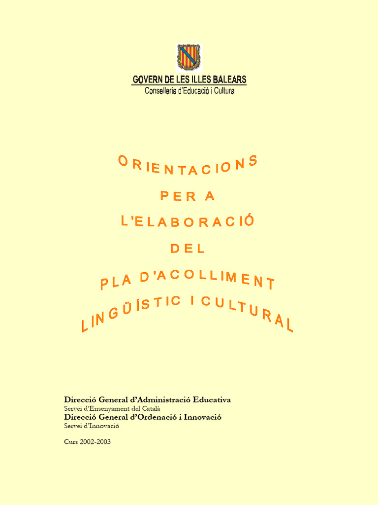 PALIC (Document PDF) - El Web Educatiu de Les Illes Balears ... | PDF