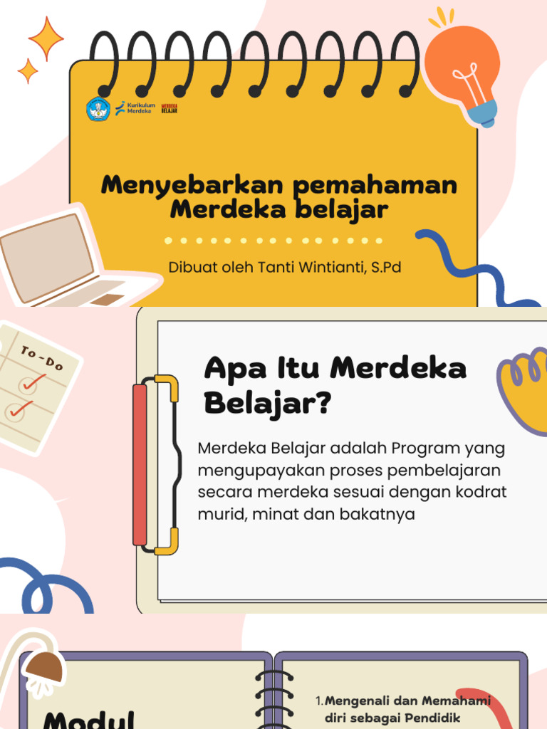Aksi Nyata PMM Merdeka Belajar | PDF | Karier & Perkembangan