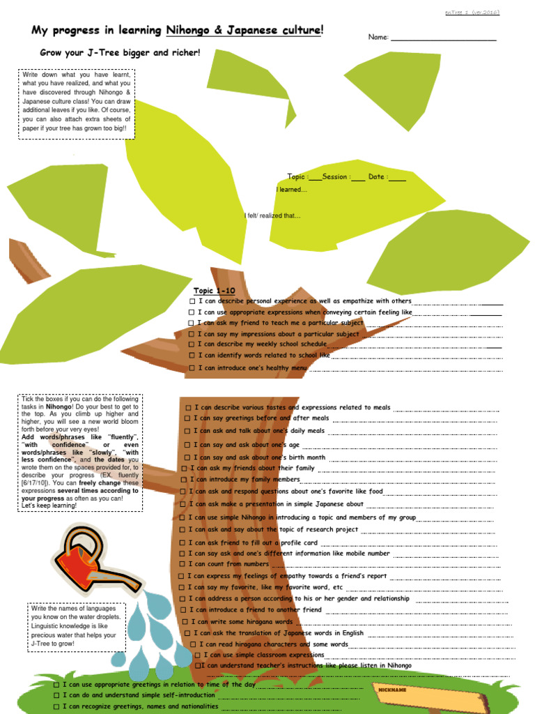 J Tree | PDF | Japanese Language | Human Communication