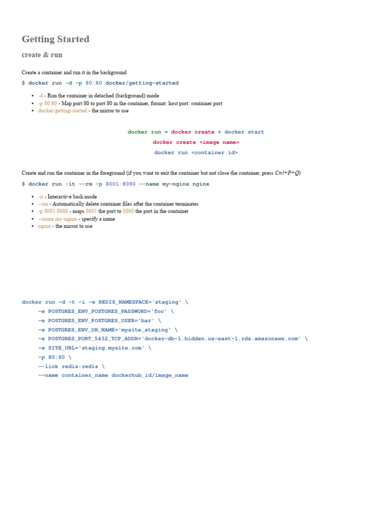Docker Cheat Sheet & Reference | PDF | File System | Transport Layer ... Docker Cheat Sheet & Reference | PDF | File System | Transport Layer ...
