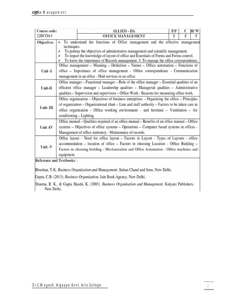 Understanding Office Management Basics | PDF | Mail | Communication