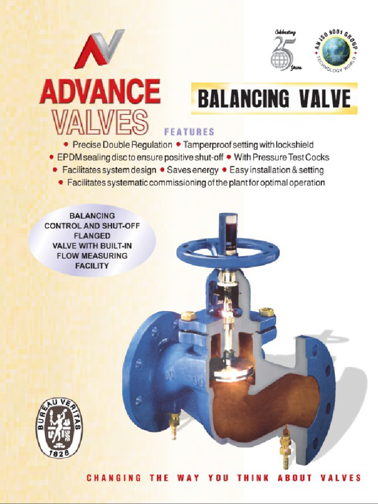 Advance Balancing Valve | PDF