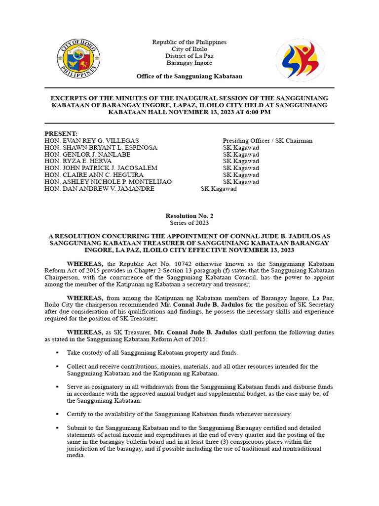 2023 Reso-02 | PDF | Justice | Crime & Violence