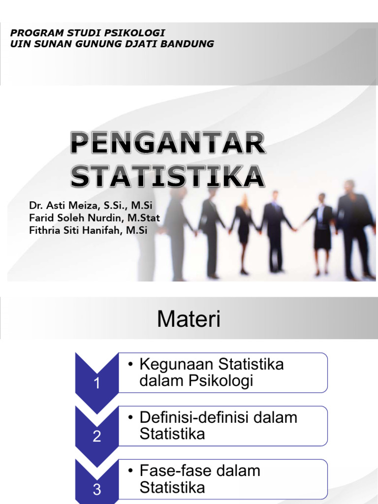 Pertemuan 2 Pengantar Statistika | PDF | Karier & Perkembangan