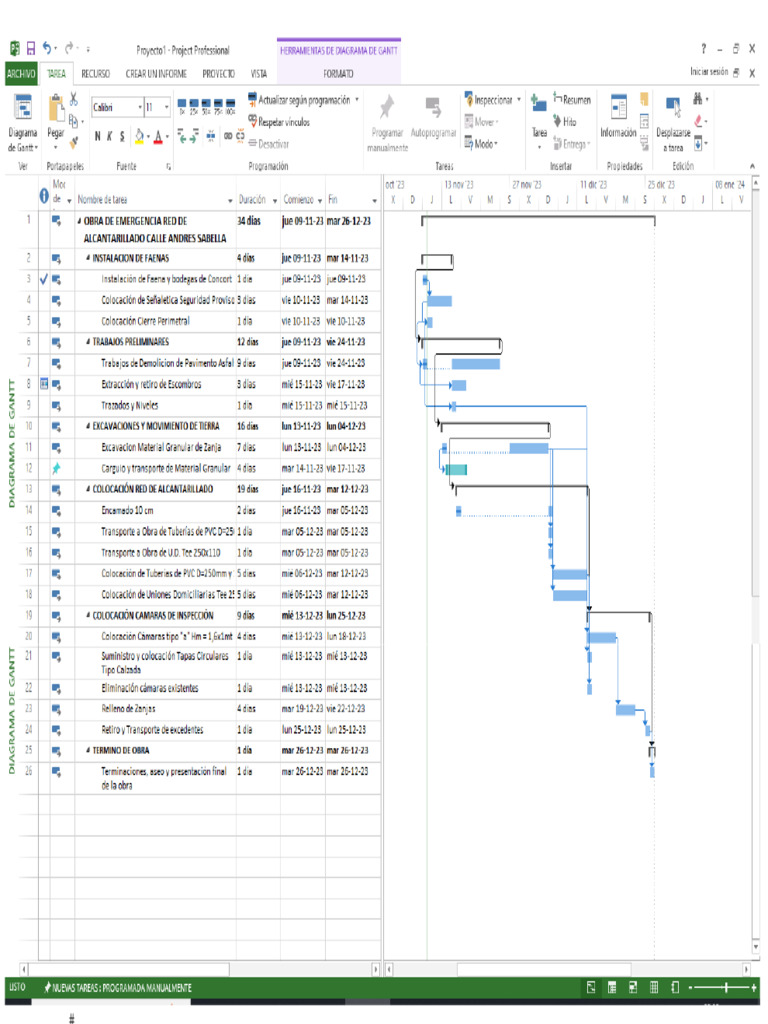 Programa de Obra - 10-11 | PDF