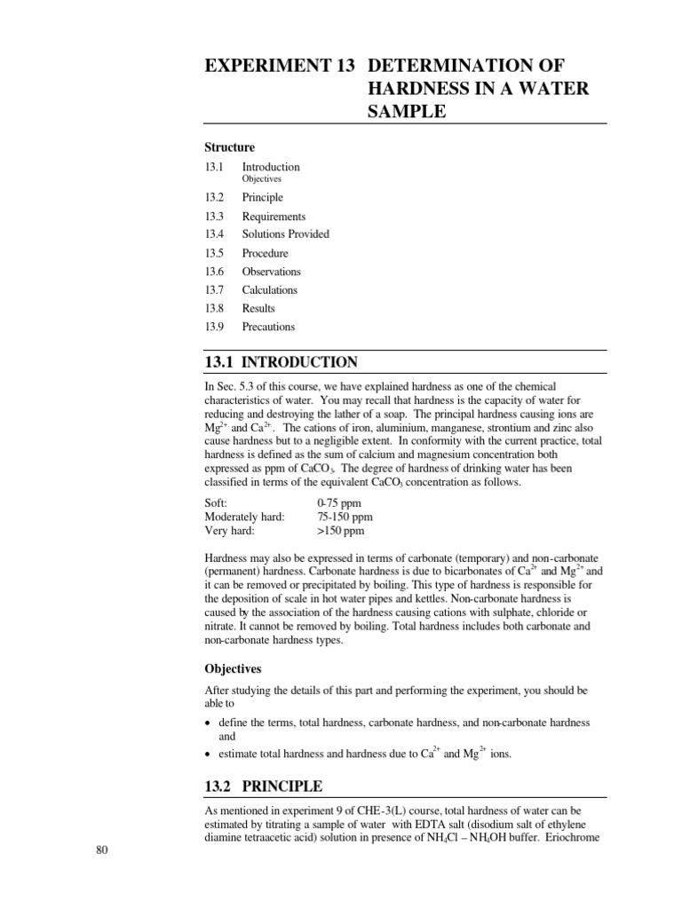 Experiment 13 | PDF | Titration | Chemistry