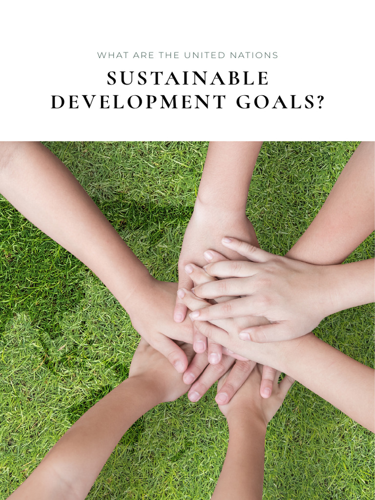 What Are The United Nations Sustainable Development Goals? | PDF ...