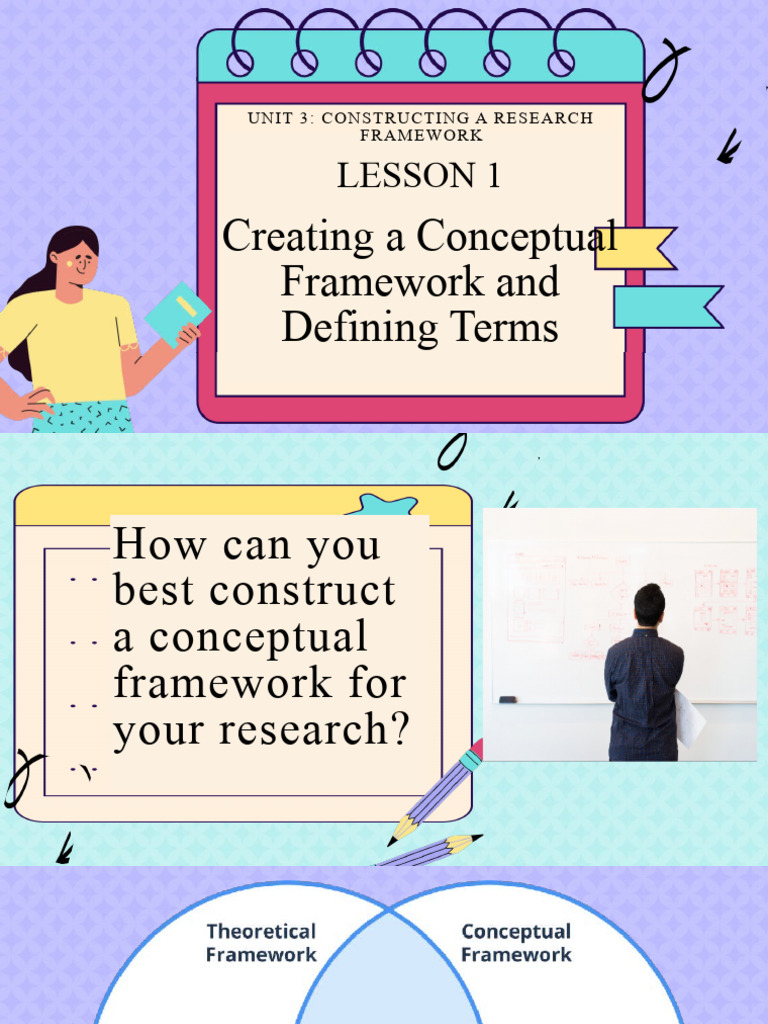 Unit 3 Lesson 1 Creating A Conceptual Framework Defining Terms | PDF | Theory | Concept