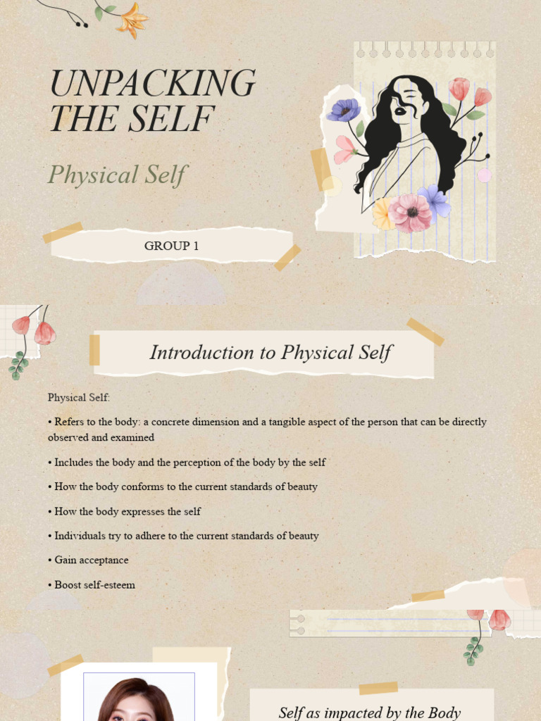 Physical-Self Group 1 | PDF | Body Image | Self Esteem