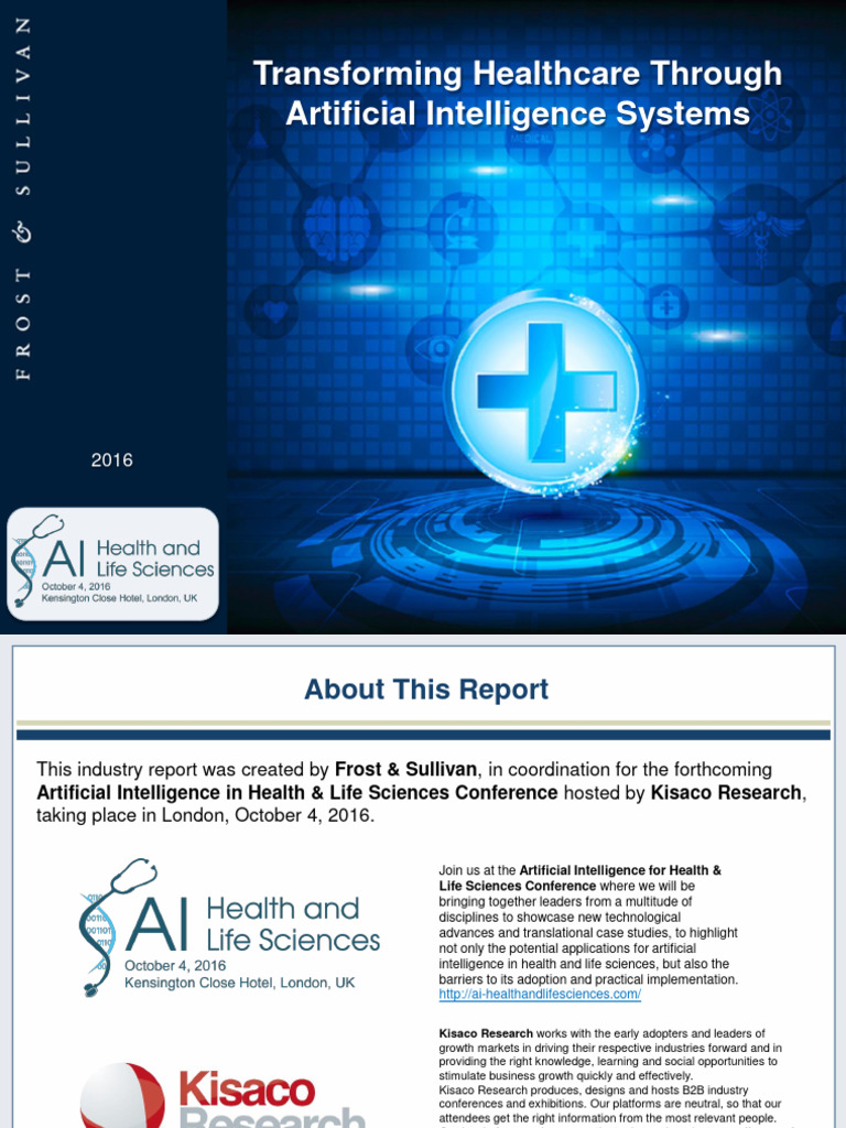 Transforming Healthcare Through Artificial Intelligence Systems | PDF | Artificial Intelligence ...