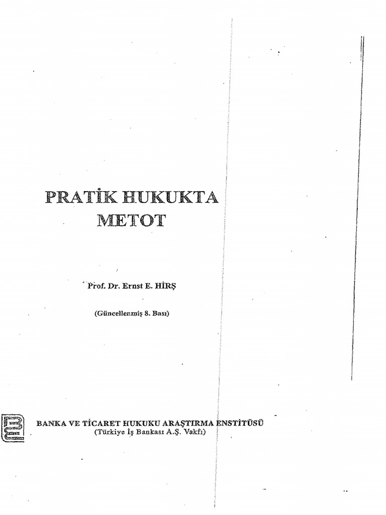 Pratik Hukukta Metod | PDF
