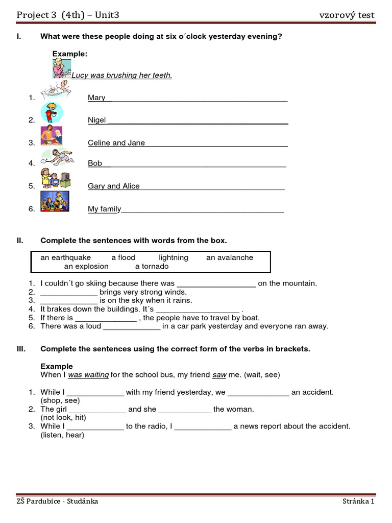 7rocnik Unit 3 Web II | PDF