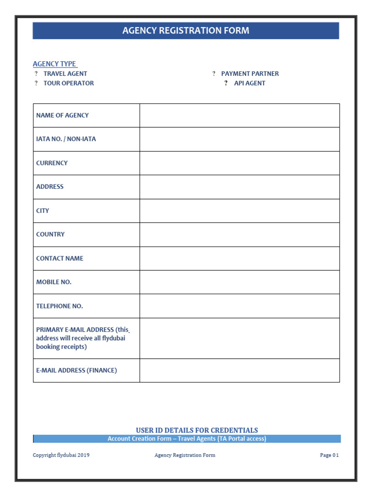 AGENCY REGISTRATION FORM | PDF