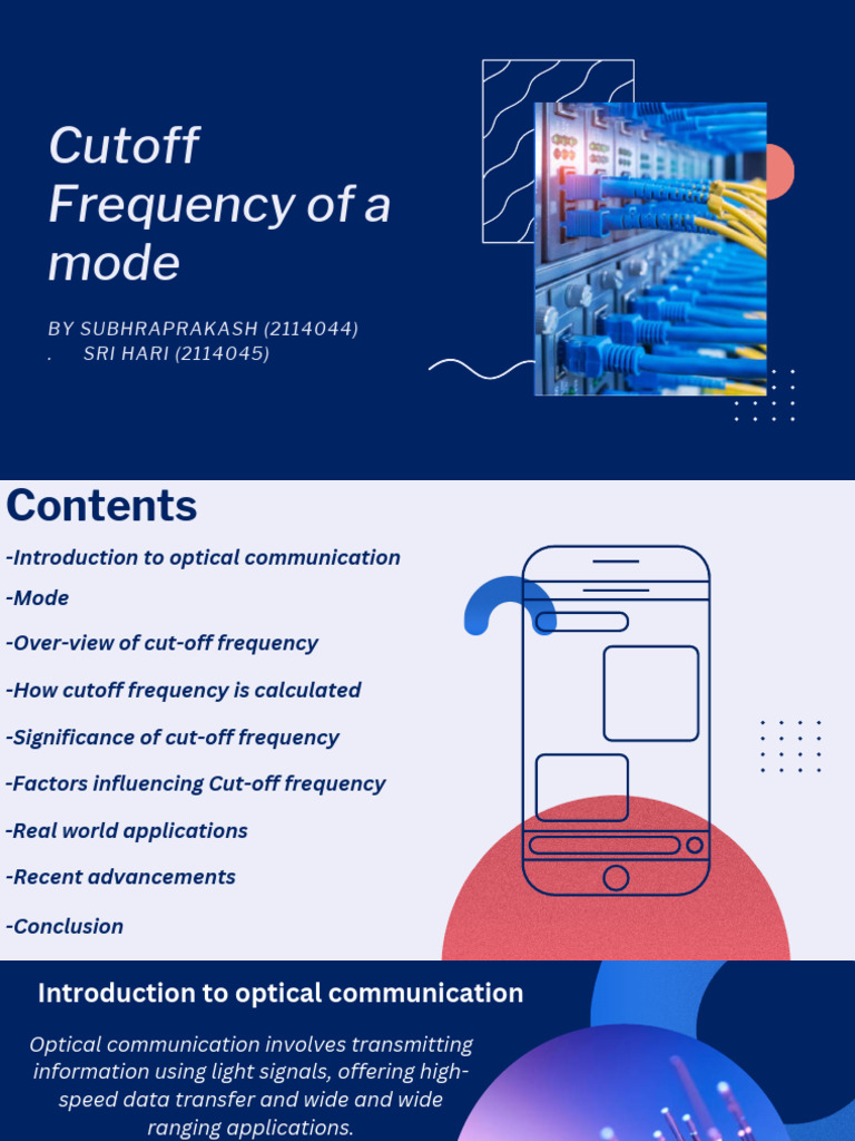 Cutoff Frequency of Mode - 20231114 - 101352 - 0000 | PDF | Optical ...