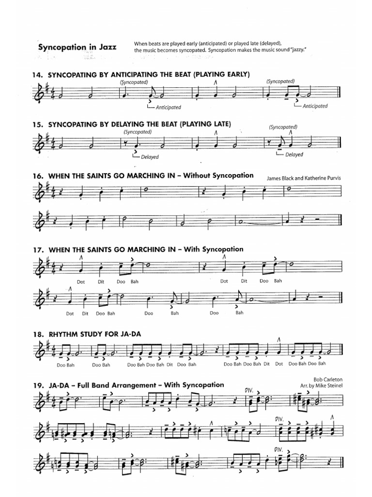 Syncopation Pdf