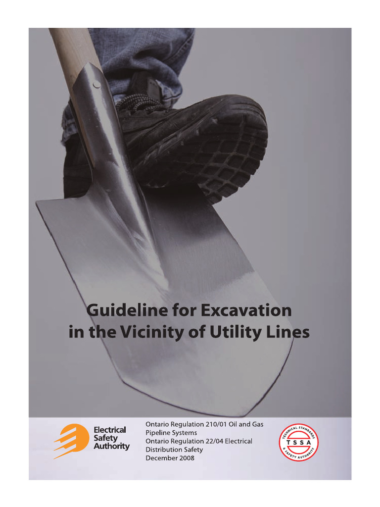 ESA TSSA Excavation Guide | Download Free PDF | Turbine | Trench