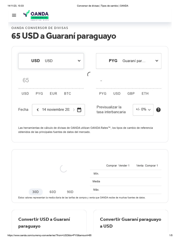 Conversor de divisas _ Tipos de cambio | PDF | Dólar de los Estados ...