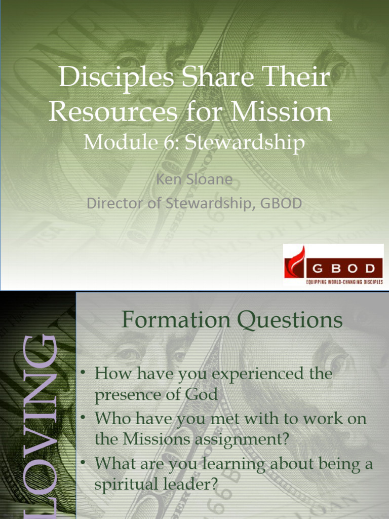Module 6 Stewardship | PDF | Jesus