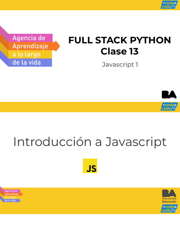 Clase 1 Javascript | PDF | Script Java | Lenguaje de programación