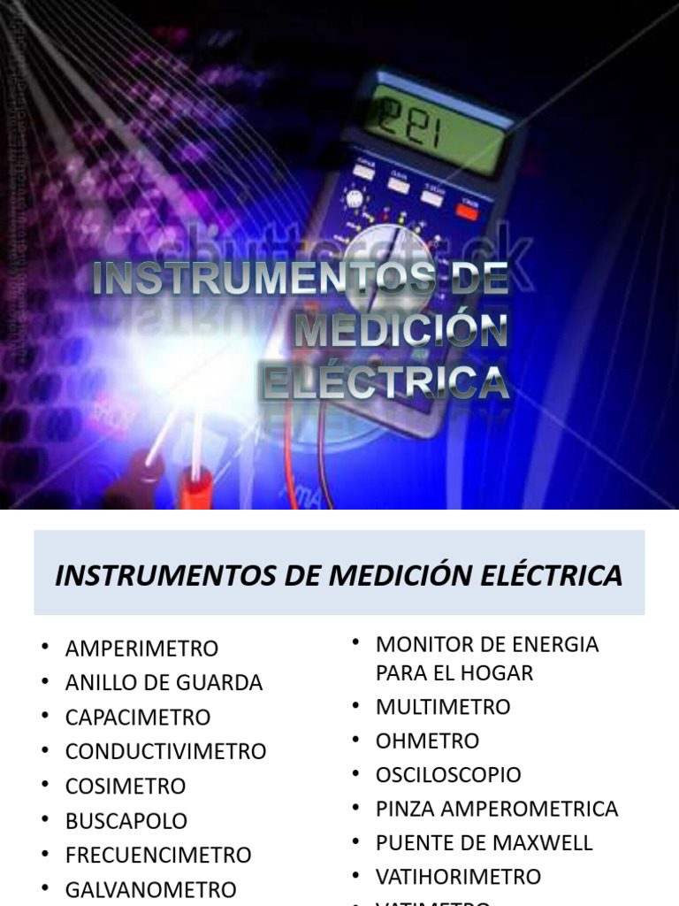 Instrumentos de Medicion Electrica | PDF | Ciencia y matemáticas